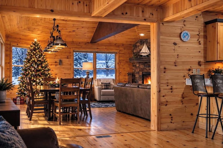 Bears Den: Lakefront Cabin & Hot Tub - Gaylord, MI