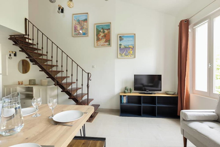 Le Duplex Des Ocres - 2 Chambres - Clim - Wifi Au Coeur De La Provence - Apt