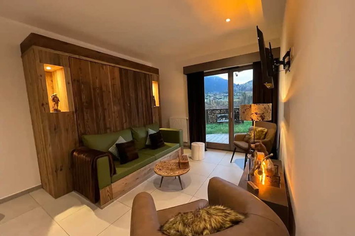 Les 3 Chaufatons - Appartement Petit Sauvage Avec Sauna Et Jacuzzi - Taninges
