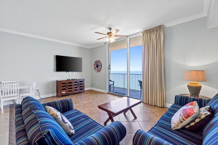 Gulf Front! Balcony-indoor Heated Pool-fitness Center-hot Tubs-tidewater 2903 - Panama City Beach, FL