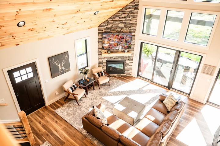 Crystal Mountain Retreat: Private Betsie Riverfront & Recreational Trail Access - Michigan