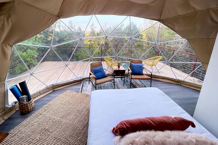 Secluded Dome Rental For Romantic Getaways In Texas Hill Country - Spicewood, TX