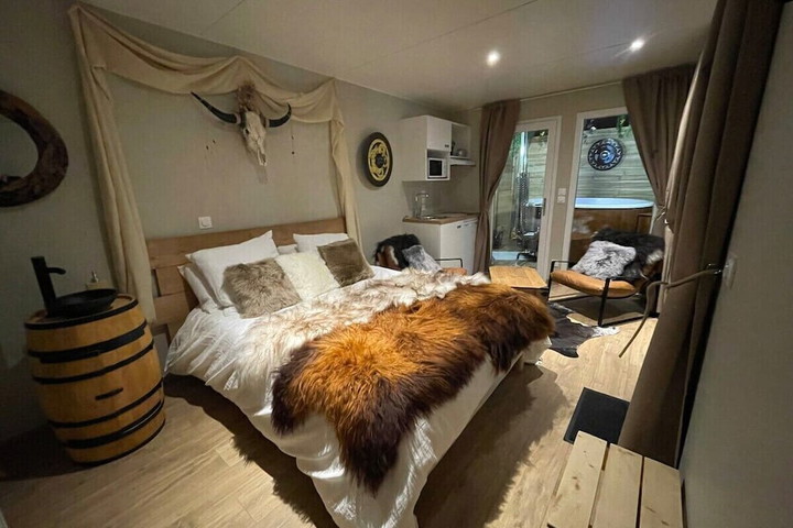 Kabine-whirlpool-luxus-gartenblick-lodge Valhalla - Bray-Dunes