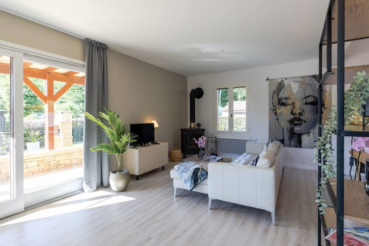 Casa De Vacaciones 'Fleurie' Con Piscina Compartida, Wi-fi Y Aire Acondicionado - Castelnaud-la-Chapelle