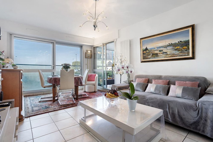 Appartement 'Met Uitzicht Op Zee' Met Privéterras, Balkon En Wi-fi - Fouesnant