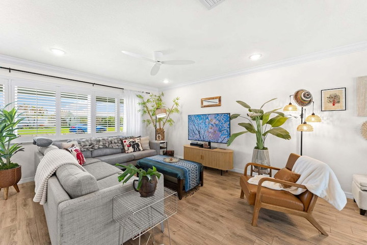Tropical Cocoa Beach Riverfront Oasis | Pool, Hot Tub & Lanai - Cape Canaveral, FL