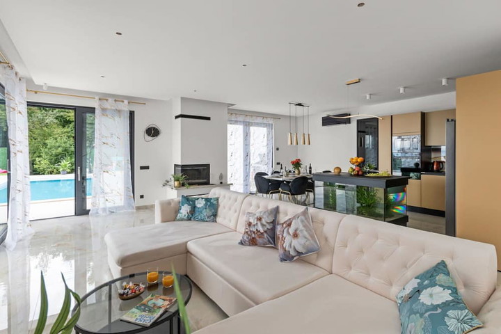 Maison De Vacances Privée Avec Climatisation, Bain à Remous, Piscine Privée, Wifi, Tv, Terrasse - Opatija