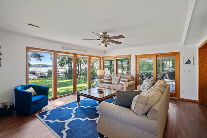Whispering Pines By Socharm | Adorable Brick Home With Huge Lake Views - Mooresville, NC