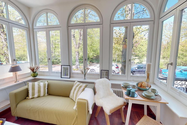 30 M² Vacation Apartment In A Villa In Warnemünde By The Spa Gardens - Ideal For Guests With Dogs - Warnemünde