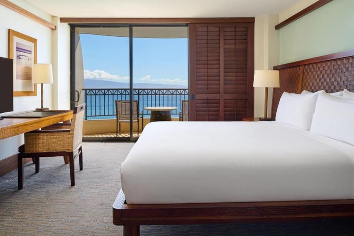 Tower Ocean Front Room King At Royal Lahaina Resort - 카어나팔리