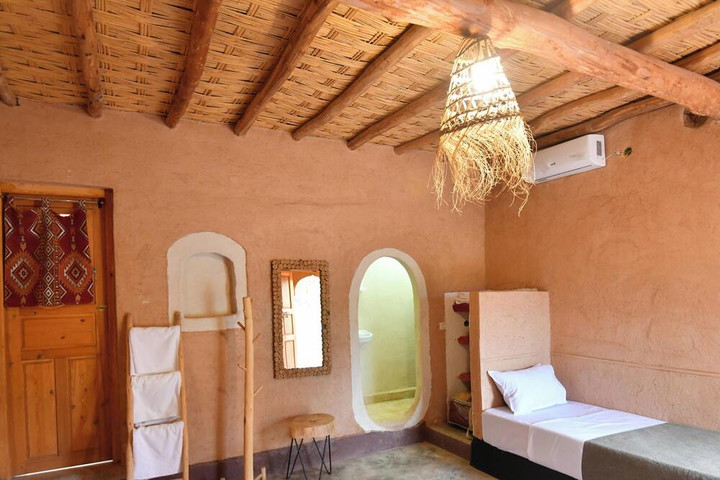 Room With Private Terrace In A Farmhouse In The Heart Of The Palm Grove - Morocco