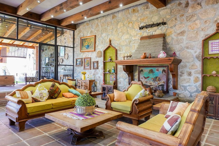 Casa Cayetana Estilo Colonial | Frente Al Lago - Tequesquitengo