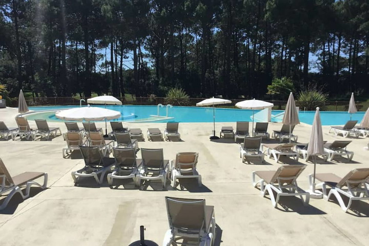 Jolie Maison Dans Résidence Avec Grande Piscine - Lacanau