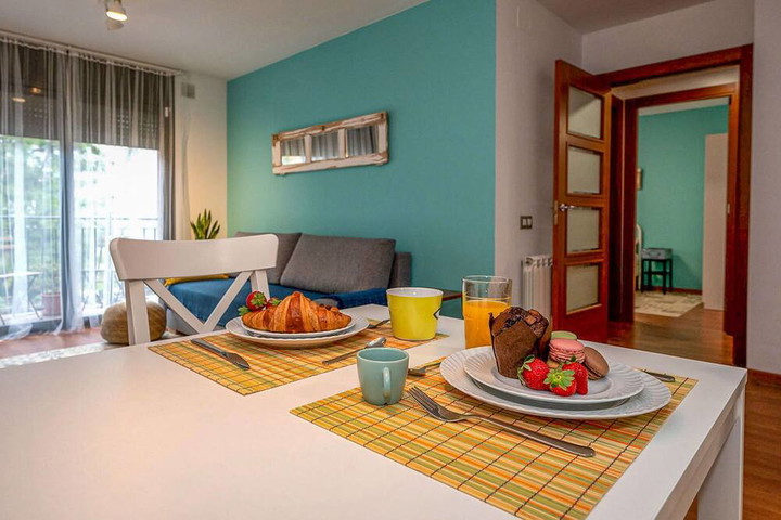 Agréable Appartement Pour 3 Personnes Avec Wifi, Climatisation, Tv Et Balcon - Santa Susanna