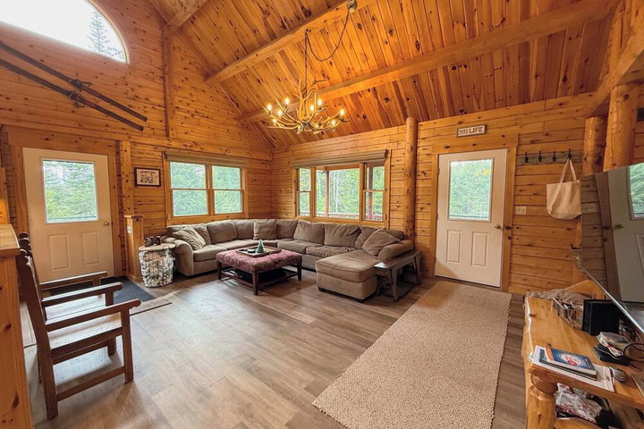 7sd Cozy Log Cabin Near Bretton Woods With Hot Tub, Firepit, Private Year - New Hampshire (State)
