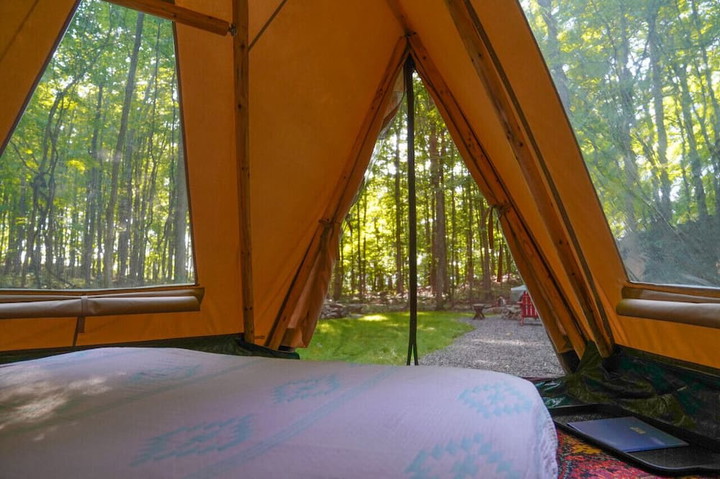 Tente Glamping Style Tipi - Hudson Valley, NY