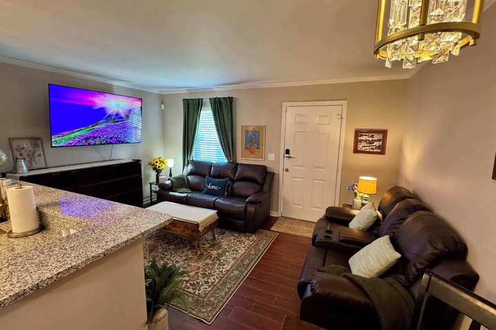 Gorgeous Condo Across From Vet School - King Bed, Full Kitchen, Pool - Auburn, AL