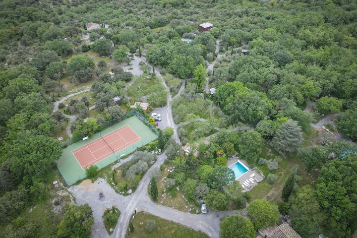 Grand Gîte 12/13 Pers Piscine Privée Tennis Sud Ardèche Au Domaine Saint Cerice - Balazuc