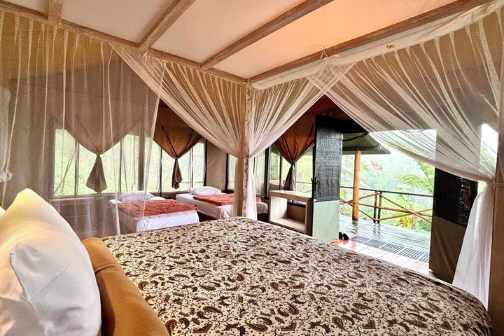 Family Tent For 2 Adult + 3 Children, Jatiluwih, Rainforest And Mountain View - Bali