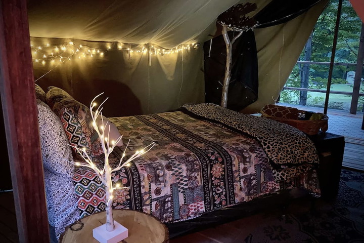 Selah Serenity Tent-n-breakfast Glamping For 2 In Finger Lakes Woodland Site - Finger Lakes, NY