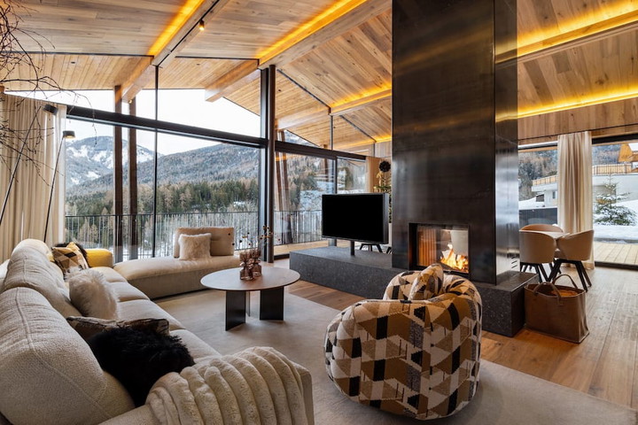 Chalet K Lodge View Mit Bergblick, Privatem Pool Und Sauna, Direkt Am Kronplatz - Olang