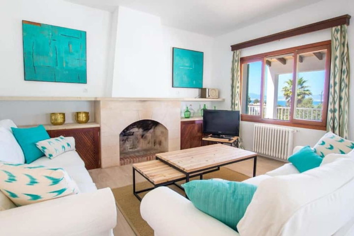 Villa 'Son Granada' Avec Vue Sur La Mer, Wi-fi Et Climatisation - S'Arenal