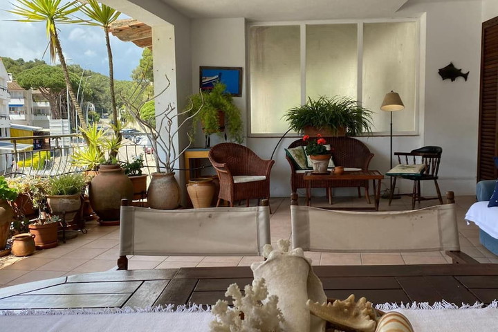 Apartamento 'La Mejor Terraza De Tamariu' Con Vistas Al Mar, Wi-fi Y Aire Acondicionado - Tamariu