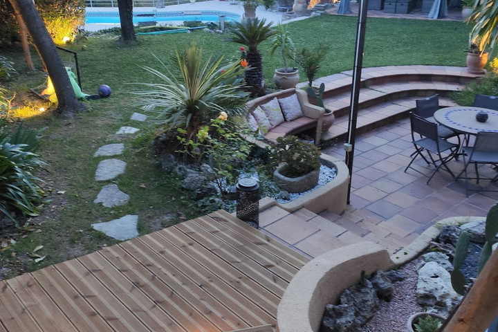 Superbe Apt 3p Rez-de-jardin De Villa Avec Piscine - La Roquette-sur-Siagne
