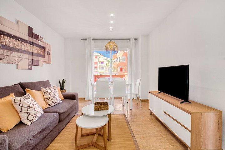 Apartment "Castillo-playa" With Shared Pool, Private Terrace & Wi-fi - Dénia