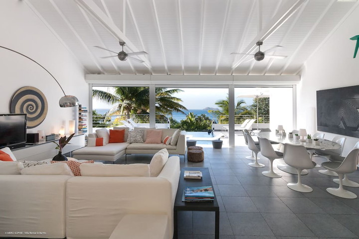 St Bart Luxury Villa Skrutten, With Ocean View And Contemporary Furnishing - Saint Barthélemy