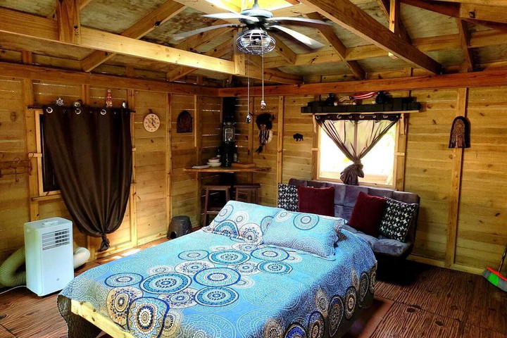 Secluded Jungle Cabin With Outdoor Tub, Sky Light And Fire Pit In Rincón - Rincón