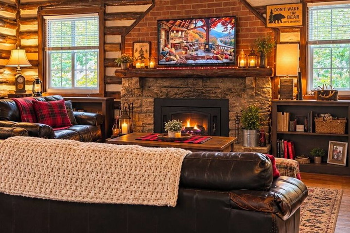 Old World Swiss Cabin Nestled In Woods Ancient Lore & Neyland Stadium Close By - Knoxville, TN