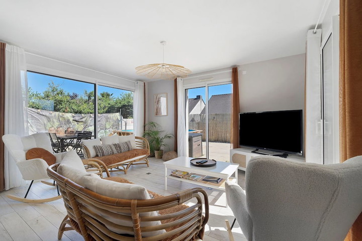 Villa 4 Suites, Piscine Privée & Spa, 8 Pers., Carquefou / Nantes - La Chapelle-sur-Erdre