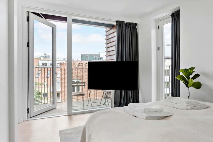 Perfect City Break Apartment W Private Balcony - Aarhus