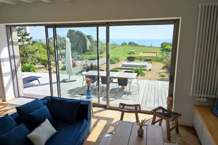 Villa Cotton - Vue Mer à 180 Degrés Et Jacuzzi - 6 Chambres - Chien Accepté - Île-Tudy