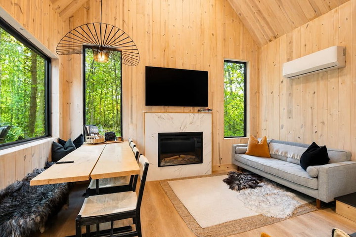 Modern Lux Tiny Cabins In Wooded Getaway W/hot Tub - Chautauqua, NY
