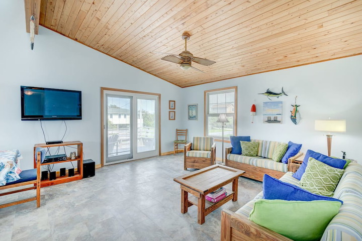 7950- Ocean, | Coastal Hatteras Escape | Walk To Beach - Hatteras, NC