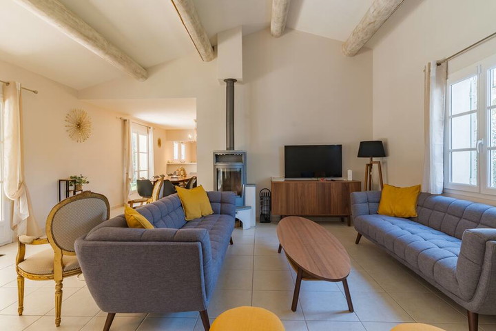 Villa Con Piscina Privada En El Golf, Wi-fi Y Aire Acondicionado - Mallemort