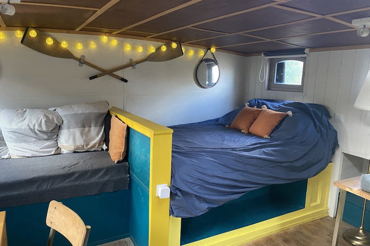 Cabine 03, Gîte Sur L'eau, Péniche Ma Pensée - Augny