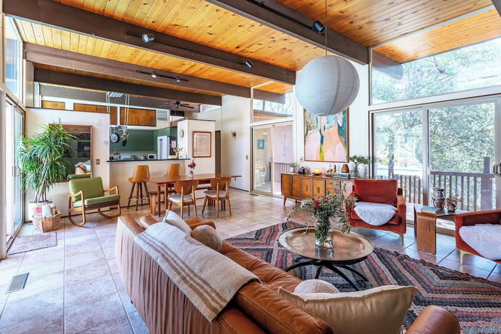Artists Oasis Spacious Mid-century Home Private Pool + Sauna Near Sequoia - Three Rivers, CA