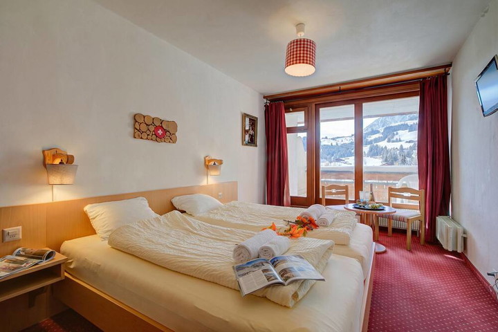 Hotel Relais Alpin Twin Room Ski In-out 9 135, Les Mosses, Switzerland - Les Diablerets