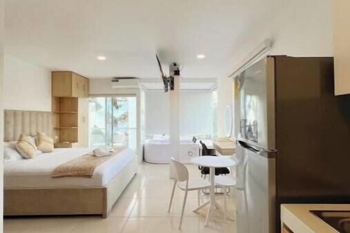 S8 Jacuzzi Privado, Balcón Con Vista Al Mar Cama King - Montanita