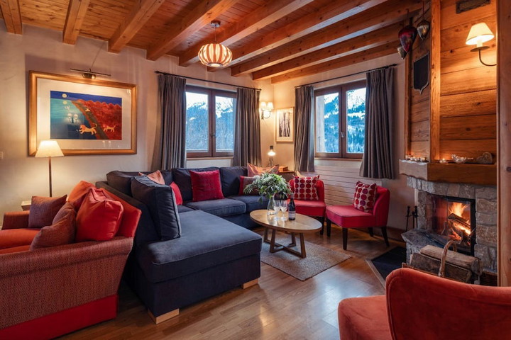 Chalet Alpin Avec Sauna Privé Et Vue Sur La Vallée - Méribel
