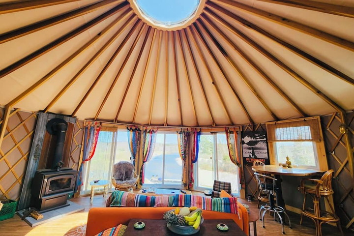 Sky High Yurt With Amazing View Of The River - Nova Scotia