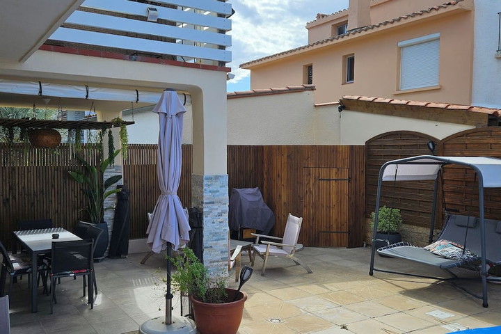 Appart T2 40m2 Dans Villa, R De Ch, 4/5pers, Piscine 8x4x6m, à 300m De La Plage - Saint-Cyprien Plage