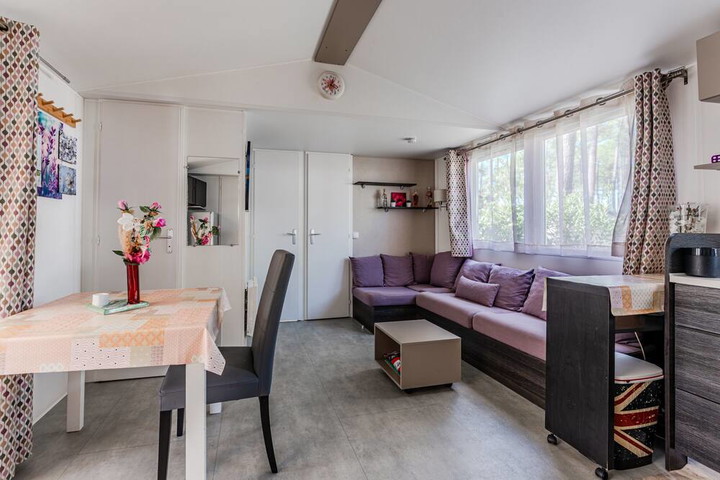 Mobile Home 'Les Dunes De Contis' Avec Piscine Partagée, Terrasse Privée Et Climatisation - Lit-et-Mixe