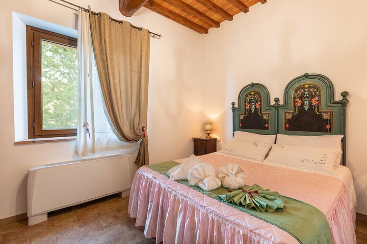 Apartamento "Agriturismo Il Casato Mag-il Vaglio" Con Vistas A Las Montañas, Terraza Y Wi-fi - Pienza