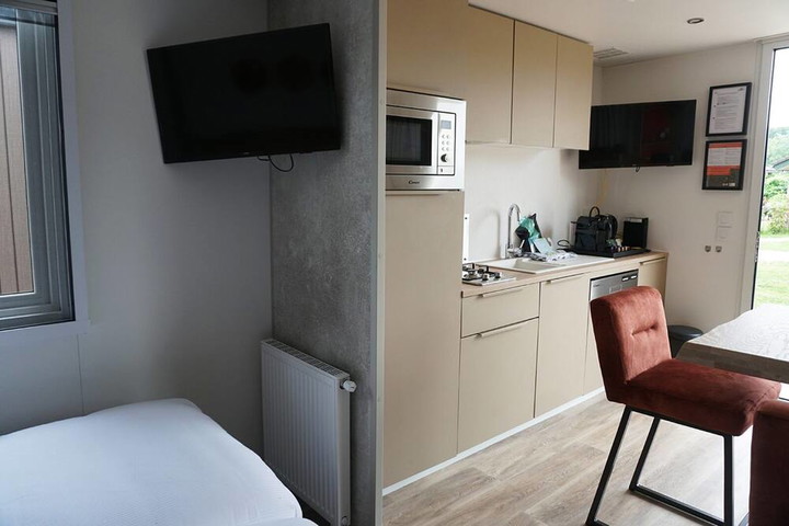 Cosy Hotellodge In The Veluwe For 2+2 Guests With Private Bathroom, Kitchenette And Terrace At De Boshoek. - Putten