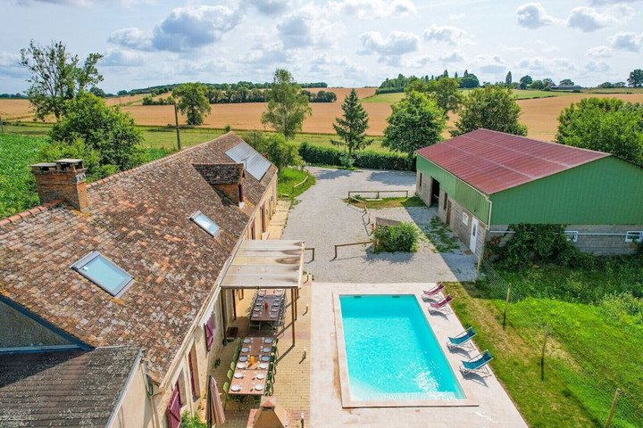 So Villa Noé Michel (72) - Piscine Chauffée - Basket - 2h Paris - 30 P. - Sarthe