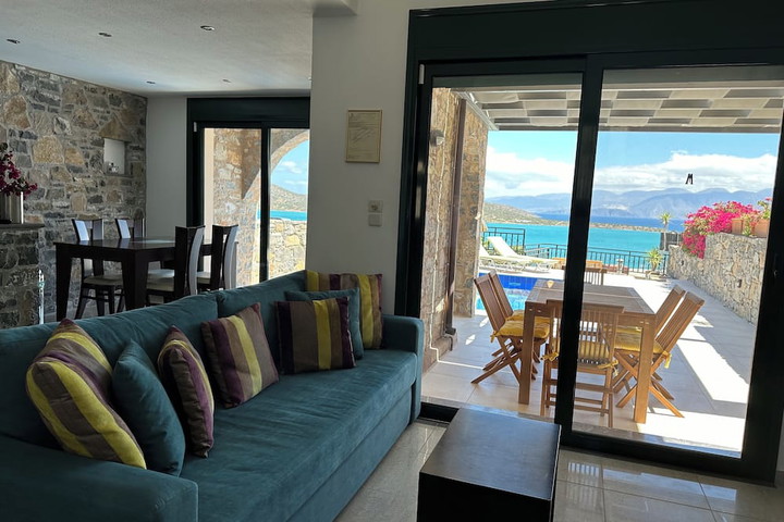Villa Mavrikiano Has Breathtaking View Of The Sea And Mountains + Private Pool. - Elounda